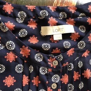 LOFT | Dresses | Loft Long Sleeve Dress Adorable Print | Poshmark